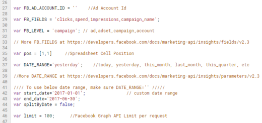 Step by step guide to automate Facebook Ad spend data import to Google ...